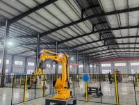 China Material Handling Robotic Arm Palletizer 180kg Industrial Palletizer for sale