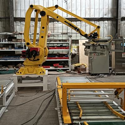 China Quicklime Robotic Arm Palletizer 180kg Load Palletizing Robot Arm for sale