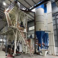 China Cement Silo Storage Tank  Price for Construction Concrete Mixing Plant Dry Mix Mortar Plant for sale
