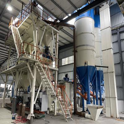 China Cement Silo Storage Tank  Price for Construction Concrete Mixing Plant Dry Mix Mortar Plant for sale