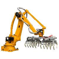 China Palletizing Robot Arm 1800mm Reach 150kg Payload For Heavy Bags Stacking for sale
