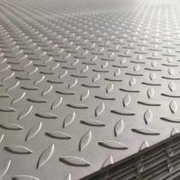 China Embossed Stainless Steel Diamond Checker Plate 2mm-8mm Anti-Slip Decorative Sheet for sale