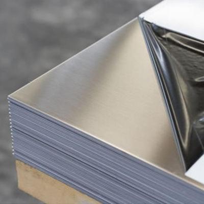 China No.4 Finish Stainless Steel Plate 0.5-3mm Thick 4x8ft Fine Satin Lines Soft Luster for sale