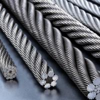 China Stainless Steel Wire Rope 0.15mm to 50mm Diameter Heavy Load Bending Fatigue Resistant for sale