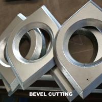 China Custom Stainless Steel Laser Cut Parts 0.5-200mm 60KW Bevel Cut ±45° for sale