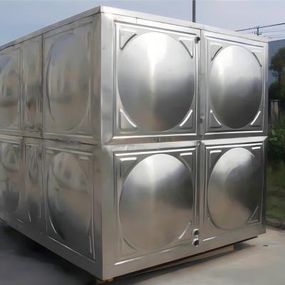 China Custom Stainless Steel Square Water Storage Tank 304 316L Modular Design 1000L for sale