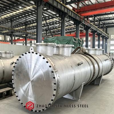 China Custom Large Scale Stainless Steel Industrial Enclosure Cylindrical Vessel Housing Fabrication for sale