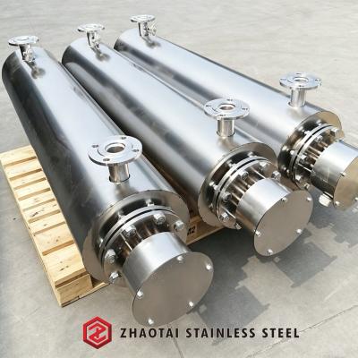 China Custom 304l Stainless Steel Tubular Housing & Flanged Manifold Shell for sale
