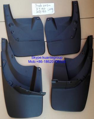 China Gray Toyota Prado 2013- RZJ150 FJ150 Long Auto Mud Flaps 4 Pcs / Sets for sale