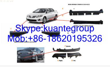 China Toyota Corolla 2010-2012 Car Body Spare Parts Vehicle Spoiler for sale