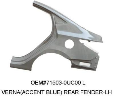 China Steel Replacement Car Rear Left Fenders For Hyundai Verna / Solaris Aftermarket Sales 71503-0UC00 for sale