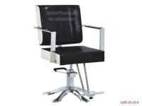 China Antique Genuine Leather Salon Styling Chair 360 Swivel Black Beauty Chair for sale