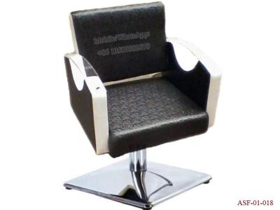 China Brown Classical Hair Salon Styling Chair Stainless Steel Base 110kg Capacity for sale