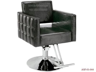 China Classic Black Leather Barber Chair for Beauty Salon Heavy Duty 360 Rotation for sale