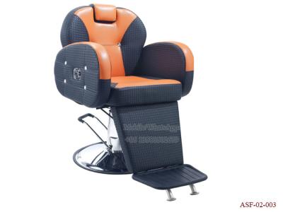 China Leather Barber Chair ASF-02-003 Black Beauty Salon Hairdresser Furniture Wholesale for sale