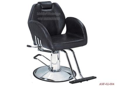 China PU Leather Barber Chair ASF-02-004 Black Salon Styling Chair for Beauty Shop for sale