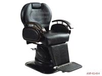 China ASF-02-014 Salon Barber Chair Hydraulic Pump Styling Chair Black Leather 360 Degree Swivel for sale