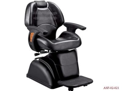 China ASF-02-021 Black Leather Barber Chair for Beauty Salon Wholesale New Style for sale