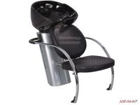 China Metal Shampoo Chair for Salon with Custom Leather Color 120kg Capacity for sale