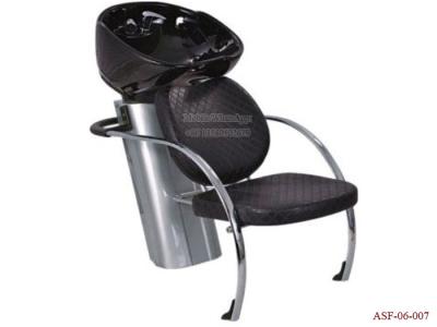 China Metal Shampoo Chair for Salon with Custom Leather Color 120kg Capacity for sale