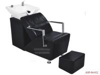 China ASF-06-012 Leather Shampoo Chair with Footrest for Beauty Salon Custom Color for sale
