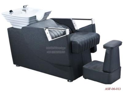 China ASF-06-013 Commercial Salon Shampoo Chair with Custom Leather Color Options for sale