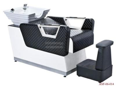 China ASF-06-014 OEM Shampoo Chair Salon Furniture Modern Design Customizable Leather for sale