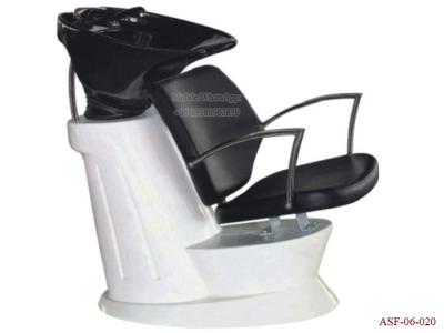 China Salon Shampoo Chair with Leather Upholstery Custom Color Options for Beauty Salon Use for sale
