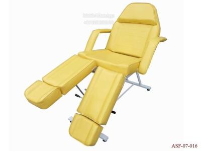 China ASF-07-016 Customized Yellow Color Automatic Folding Massage Bed with Handle for sale