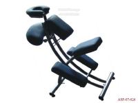 China Customizable Salon Massage Chair ASF-07-026 Black Leather Beauty Spa Equipment for sale