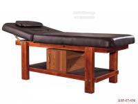 China Foldable Wooden Massage Bed for Beauty Salon Custom Leather Color 180cm for sale