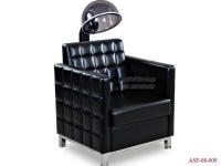China Classical Design Salon Barber Chair with Dryer ASF-08-009 Custom Leather Color for sale