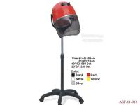 China Red Color Salon Barber Hair Steamer ASF-11-013 Plastic Metal Customizable for sale