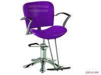 China Customized Size OEM Purple Salon Styling Chair ASF-01-048 Leather Beauty Furniture for sale