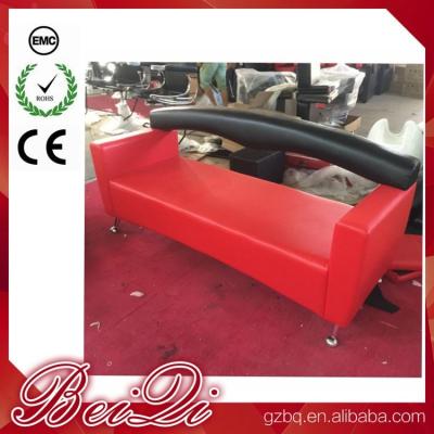 China 3 Seat Waiting Area Sofa Red Customer Chair Barber Shop Furniture Cheap Waiting Room Seating for sale