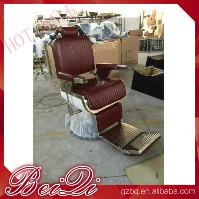 China Luxury Reclining Hairdressing Chair Barber Styling Salon Furniture Heavy Duty 360 Rotation for sale