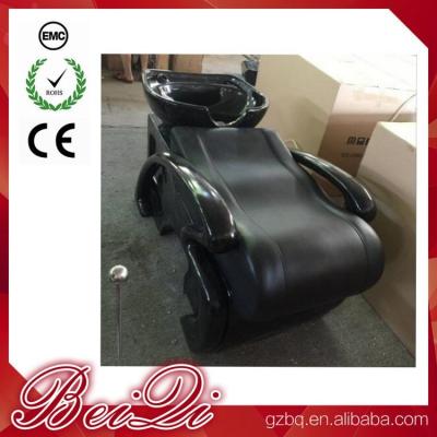 China Professional Hair Salon Shampoo Unit Barber Wash Bed with 304 Stainless Steel Basin 110V for sale