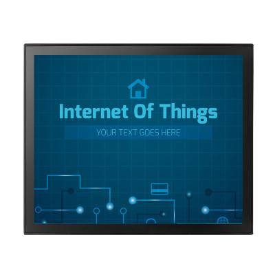 China Anti Glare 17 Inch Open Frame Monitor , Capacitive Industrial Touch Screen Monitor for sale