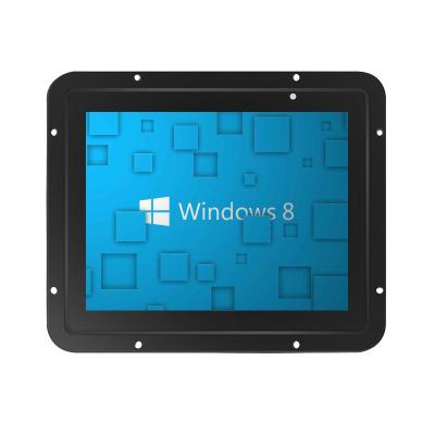 China 1024×768 High Brightness Touch Monitor 8 Inch IP65 Water Resistant for sale