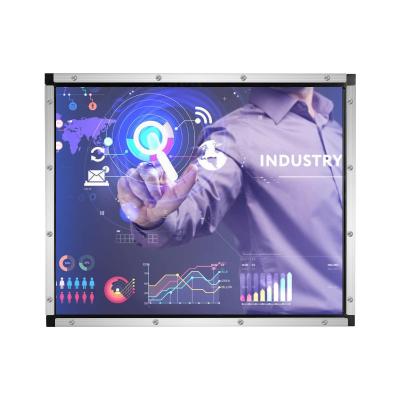 China 15 Inch SAW Touch Monitor Open Frame Single Touch 420 Nits Digital LCD Screen for sale