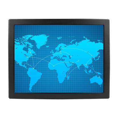 China Anti Vandal 15 Inch Touch Monitor , Touch Screen IR IP65 Surface Waterproof for sale