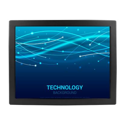 China IR 15 Inch Industrial Touch Screen Monitor Panel Multi Touch 1024×768 Resolution for sale