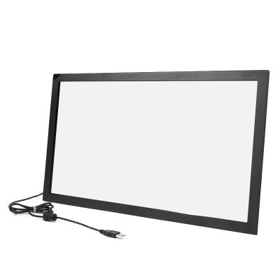 China Wear Resistant Touch Screen Infrared 21.5 Inch Anti Glare Toughened Glass Material for sale