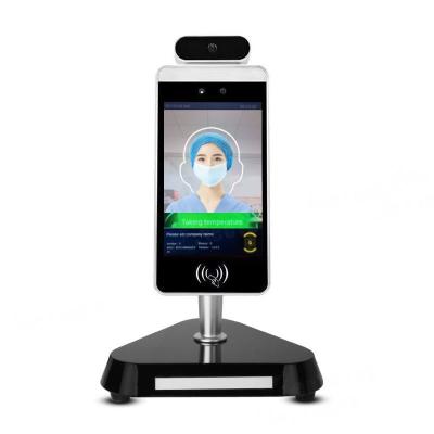 China Auto Facial Recognition Temperature Kiosk , Wifi Body Temp Scanner Kiosk 800×1280 for sale