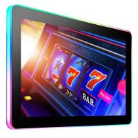 China 23 Inch PCAP Gaming Touch Monitor With LED Flexible Strip DC 12V for sale