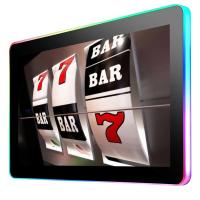 China 1920x1080 Resolution PCAP 23 Inch Touch Monitor With LED Flexible Strip for sale