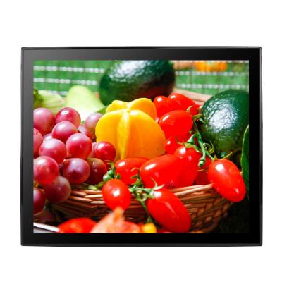 China VGA / DVI 19 Inch Touch Screen Monitor With Antibacterial Function for sale
