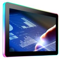 China Gaming 23 Inch PCAP Touch Monitor With LED Flexible Strip for sale