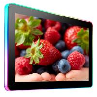 China 1920x1080 Resolution PCAP 23 Inch Touch Monitor With LED Flexible Strip for sale