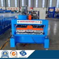 China Steel Trapezoidal Roof Sheet Roll Forming Machine Metal Roofing Panel Roll Former for sale